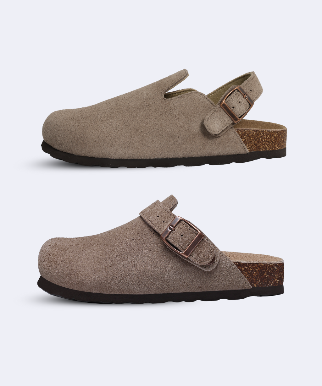 Genuine Suede Backstrap Clogs by Qomfort – Qomfort Co