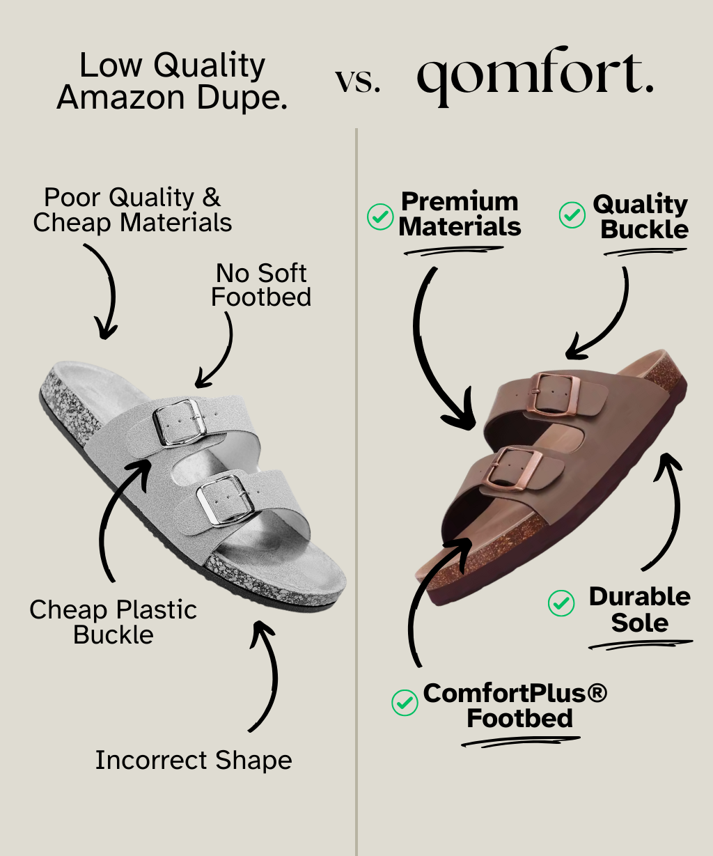 Summer Sandals by Qomfort Co.