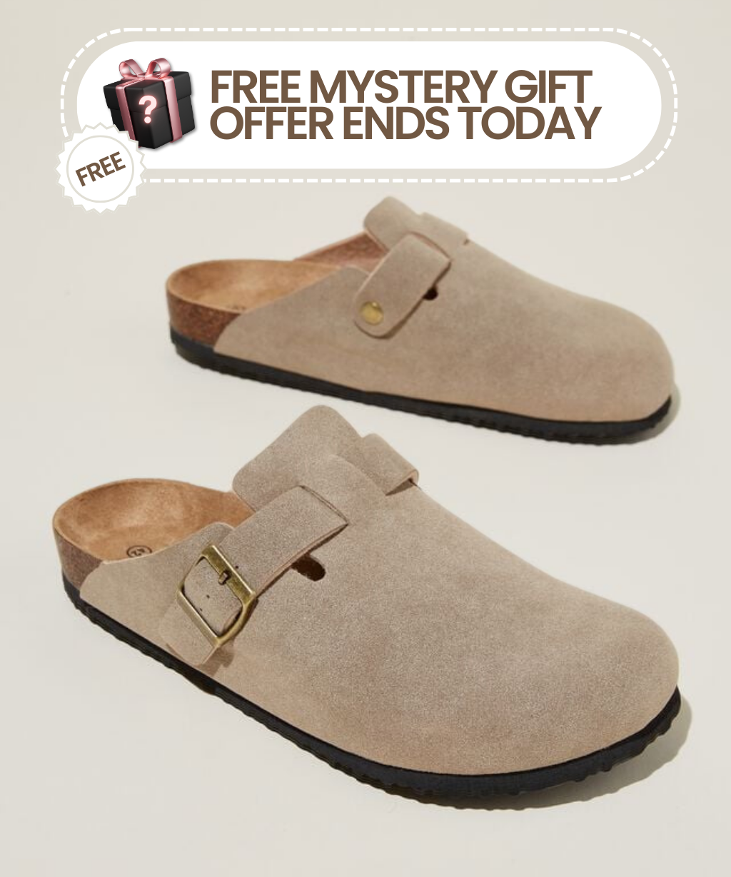 Genuine Suede Clogs by Qomfort Co.