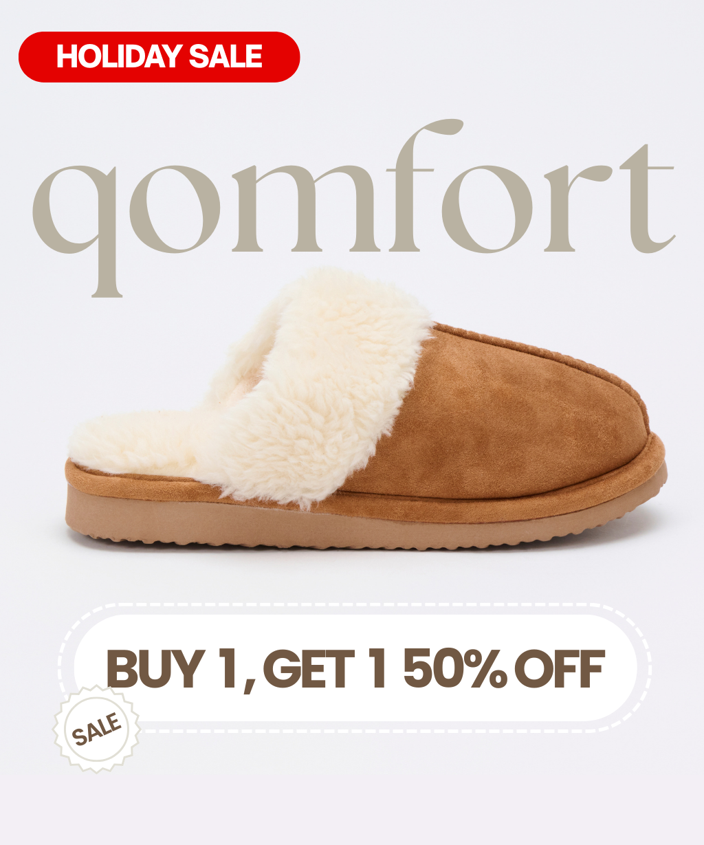 Memory Foam Slippers by Qomfort – Qomfort Co